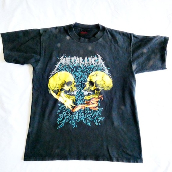 Shirts | Vintage Metallica Tshirt 1991 Sad But True 9s Metal Concert ...